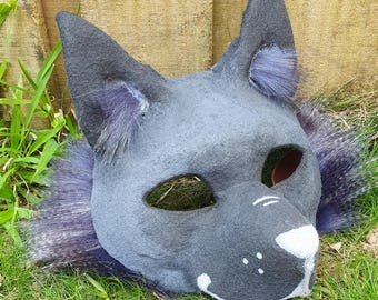 Black Fox Mask - Etsy