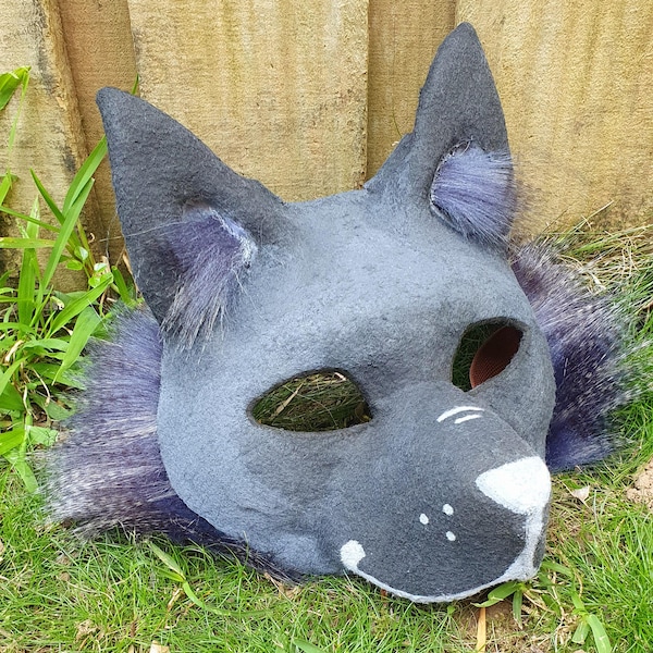 Silver Fox Therian Mask - Etsy