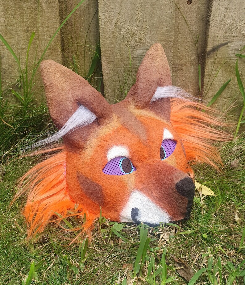 Maned Wolf Mask - Etsy