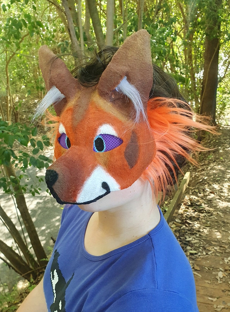 Maned Wolf Mask - Etsy