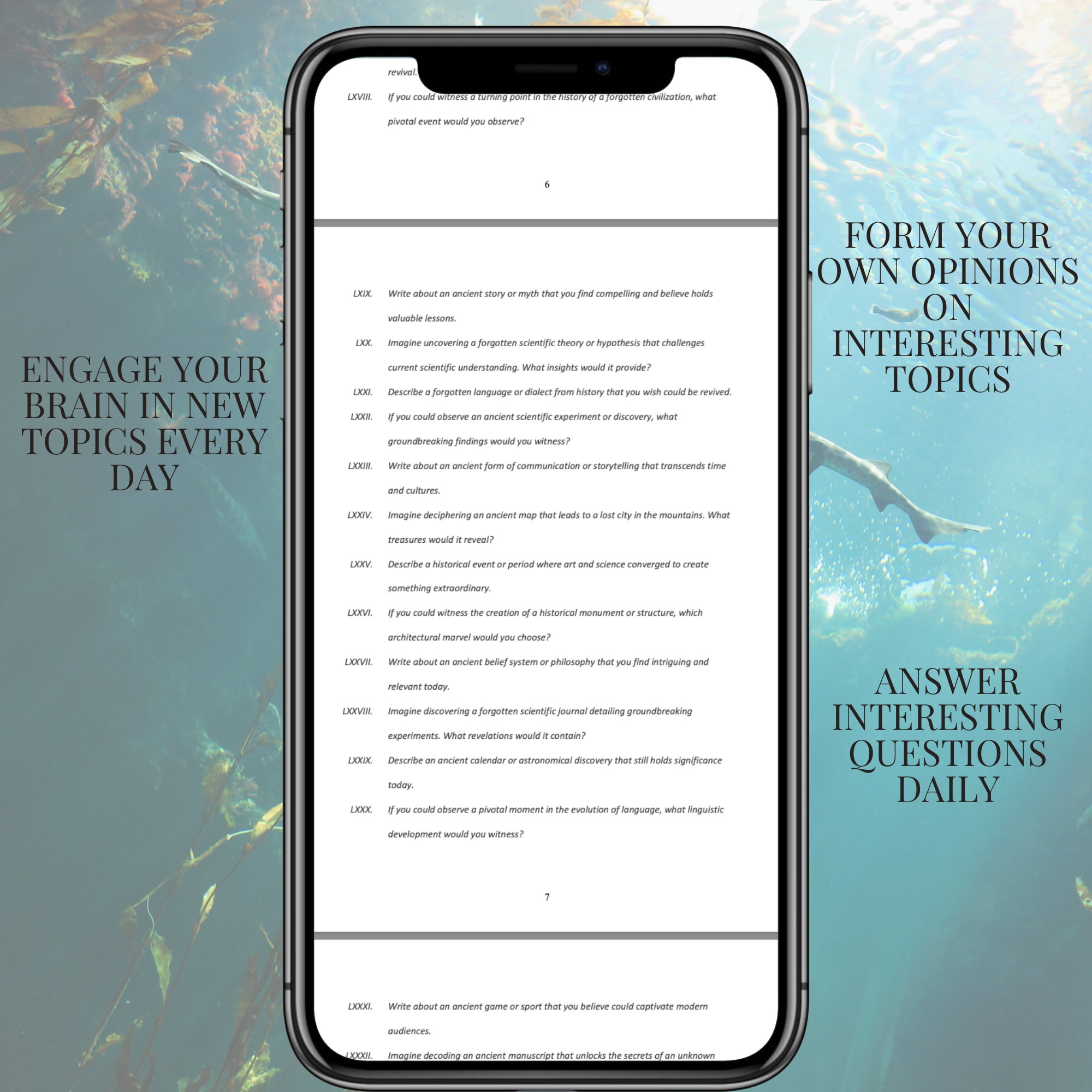 Prompts for Instant Imagination, Journal Prompts for Creativity, School ...