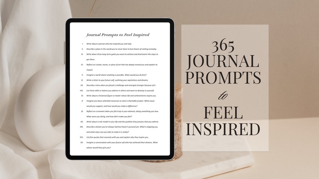 365 Journal Prompts for Inspiration and Self-discovery - Creative ...