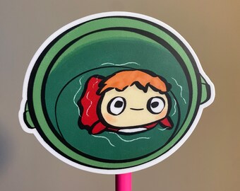Ponyo Sticker Studio Ghibli Gift Stickers Ghibli Japanese Stationary ...