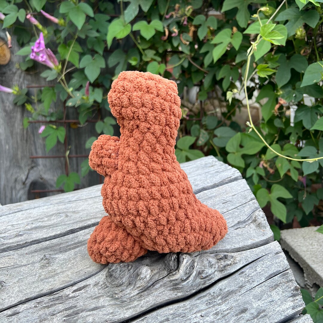 T-rex Dino Nugget Crocheted Plushie - Etsy