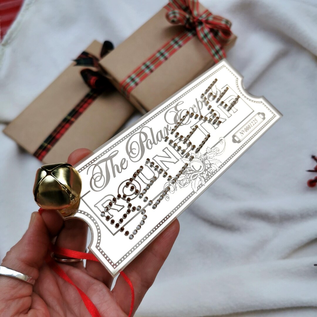 Polar Express Ornament | Train Ticket | Christmas Ornament | Polar ...