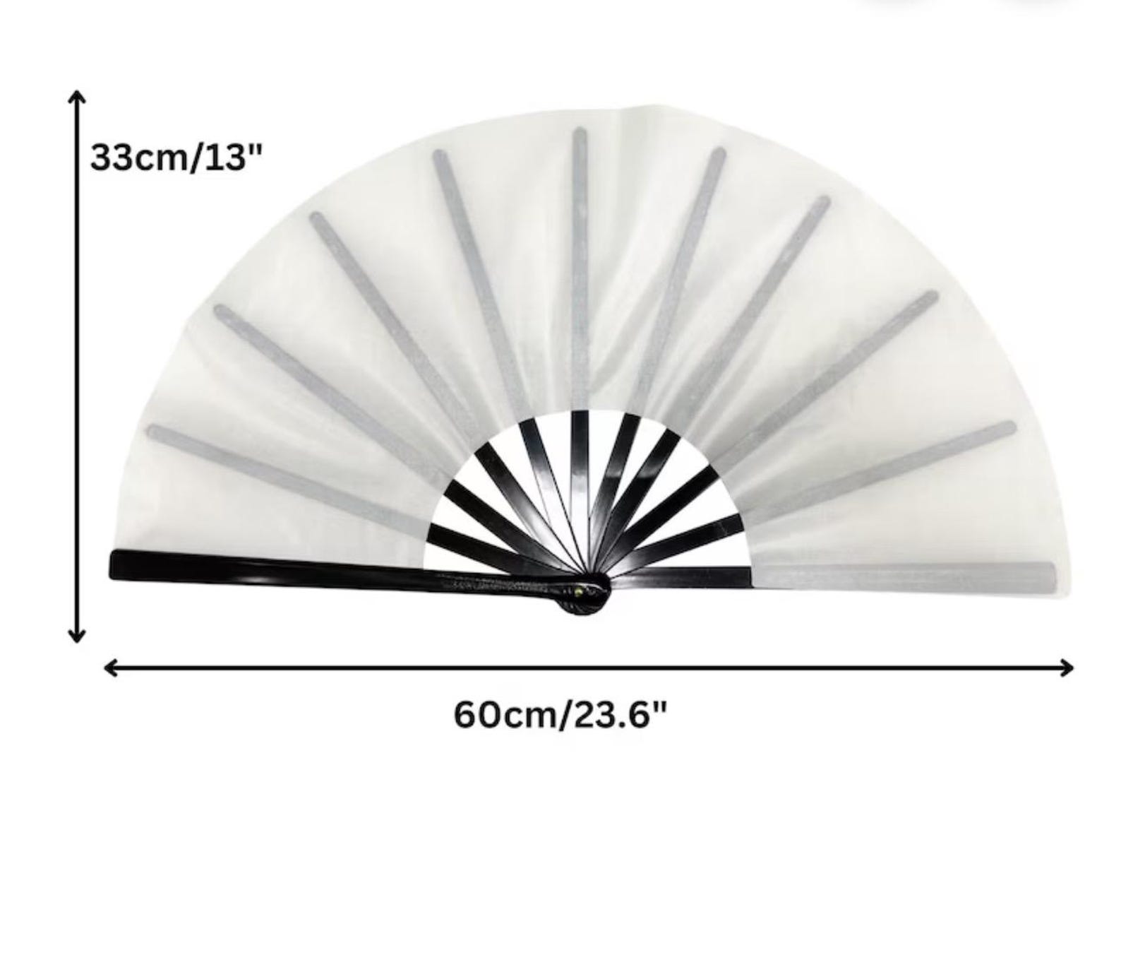 Sublimation Hand Clack Fan, Fan Blanks, Plastic Polyester Fan, White ...
