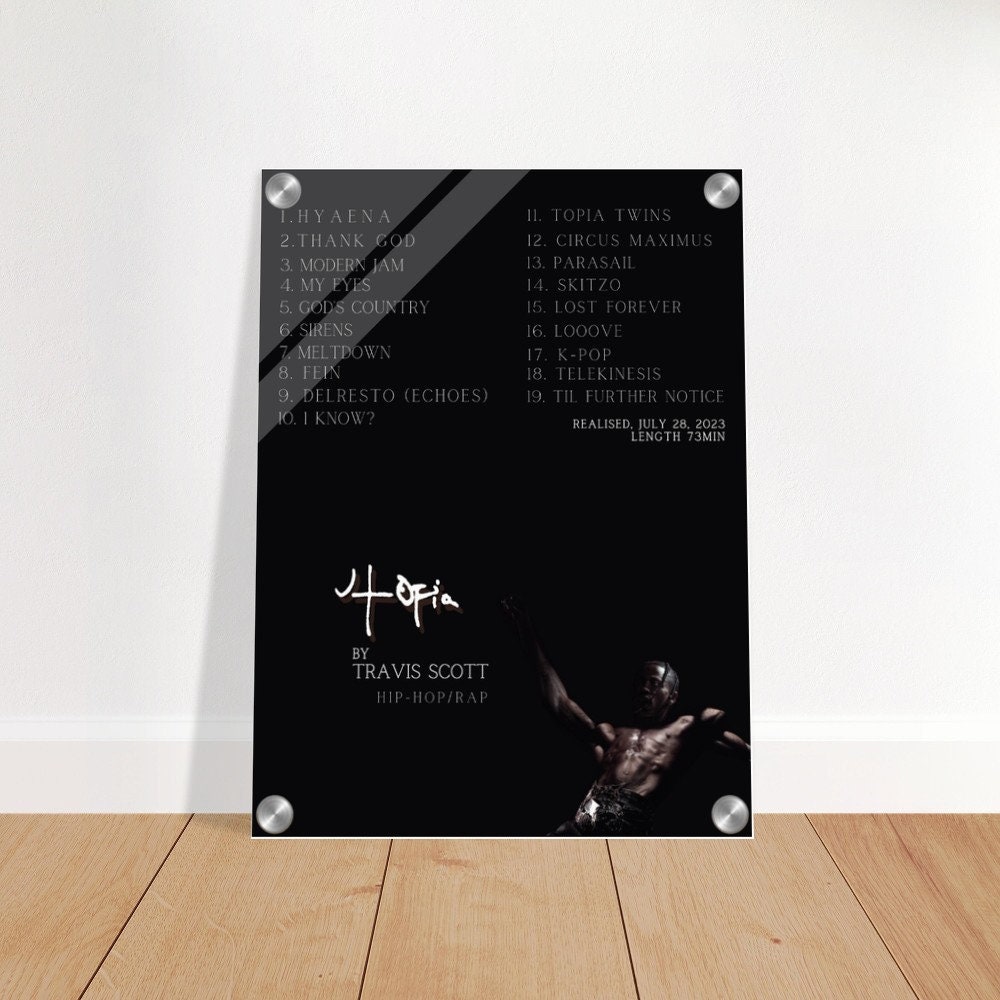 Travis Scott Utopia Album Cover - Etsy