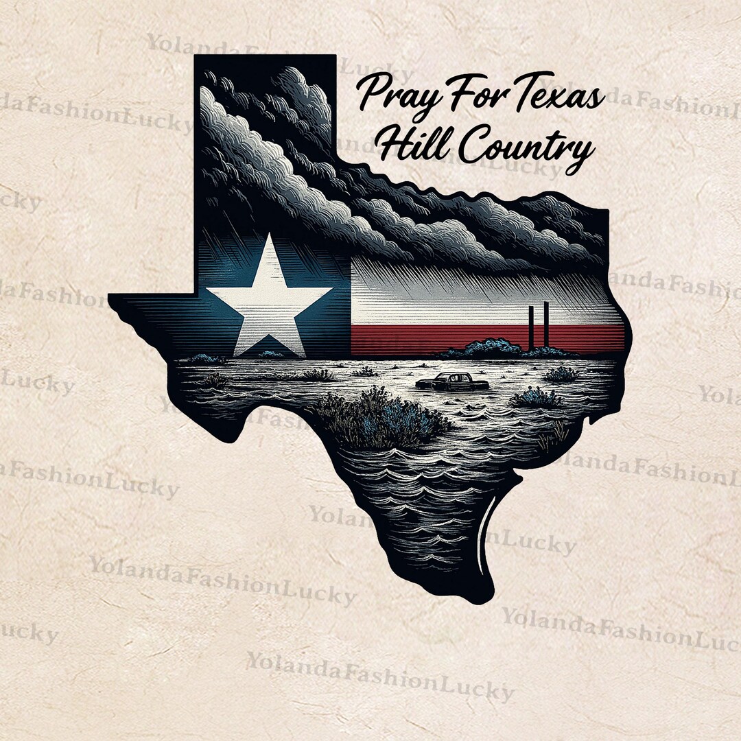 Pray for Texas Png, Hill Country PNG, Vintage Texas Flag Sublimation ...