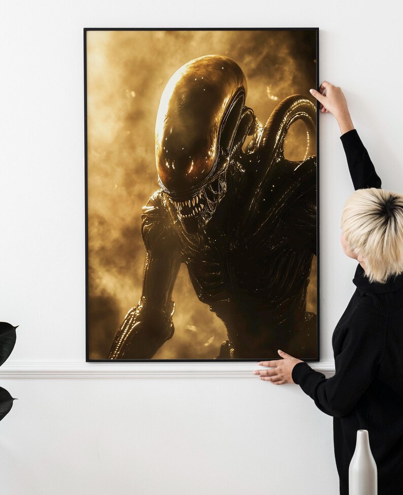 Xenomorph Alien Inspired Poster Print PRINTABLE DOWNLOAD - Etsy