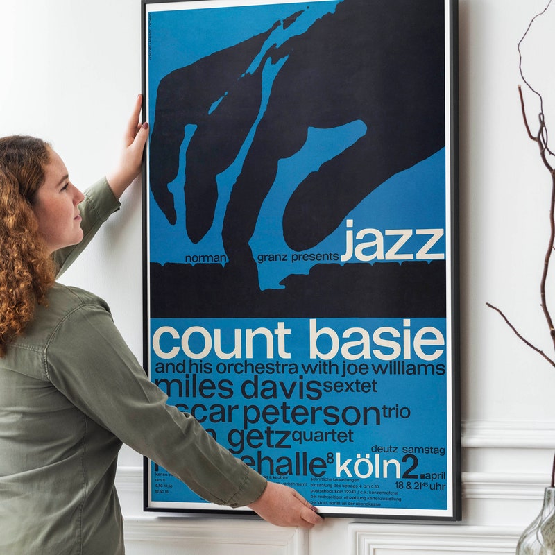 Vintage Jazz Poster - Etsy