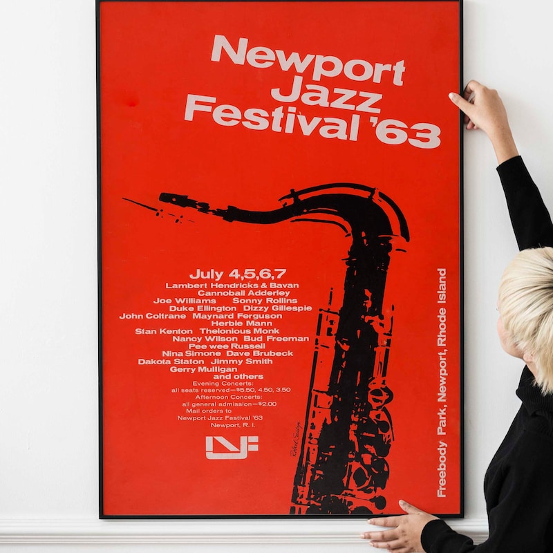 Vintage Jazz Poster - Etsy