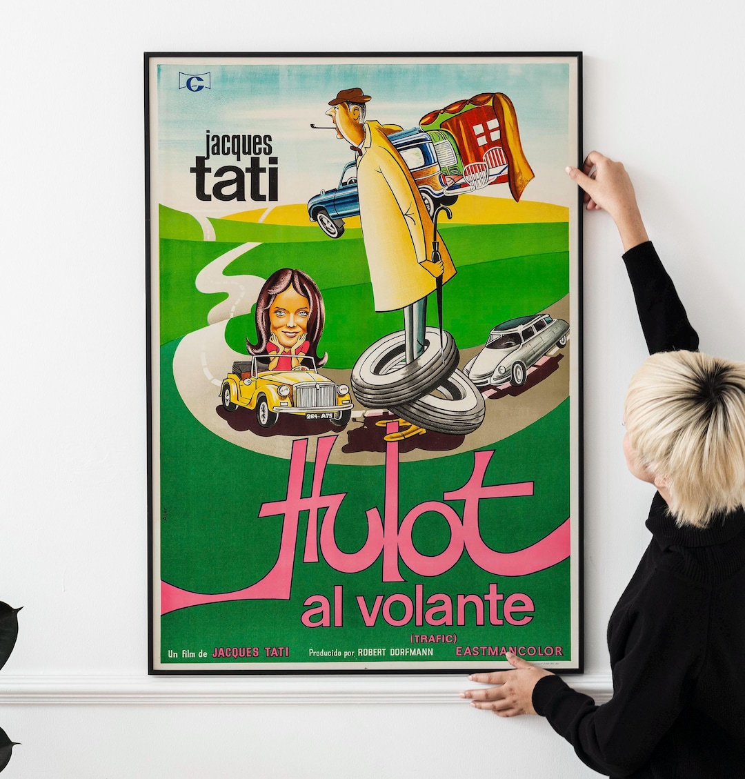 Vintage French Cinema Poster – Retro 70s Comedy Film Print, Classic ...