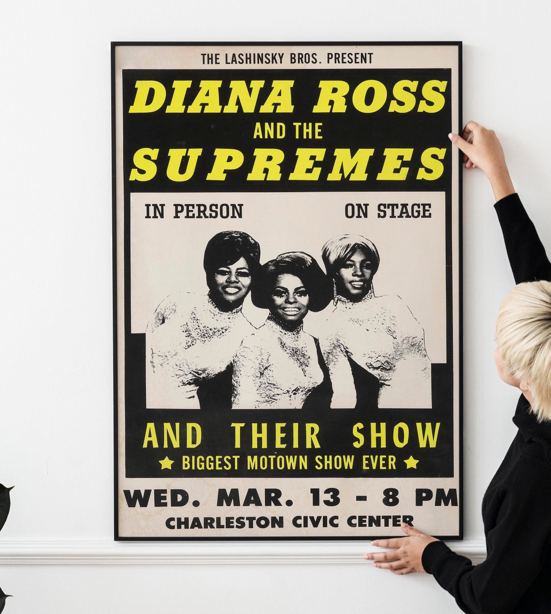 1969 Retro Soul Concert Poster – Vintage 60s Funk Music Festival Print ...