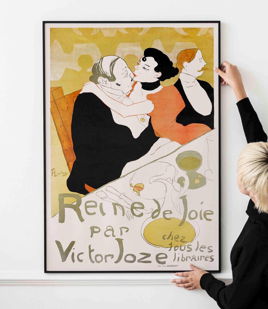 Toulouse-lautrec Vintage 1890s French Poster, Art Nouveau Advertising ...