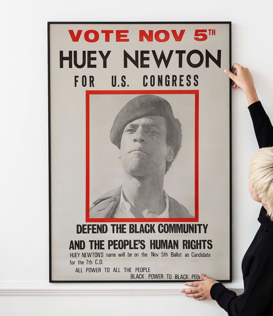 1960s Social Change Poster – Vintage Civil Rights Protest Print, Retro ...