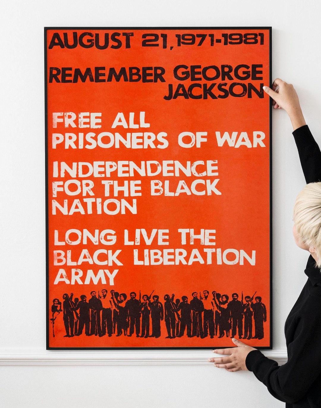 Black Panther Party 1981 Poster – Civil Rights & Black Liberation ...