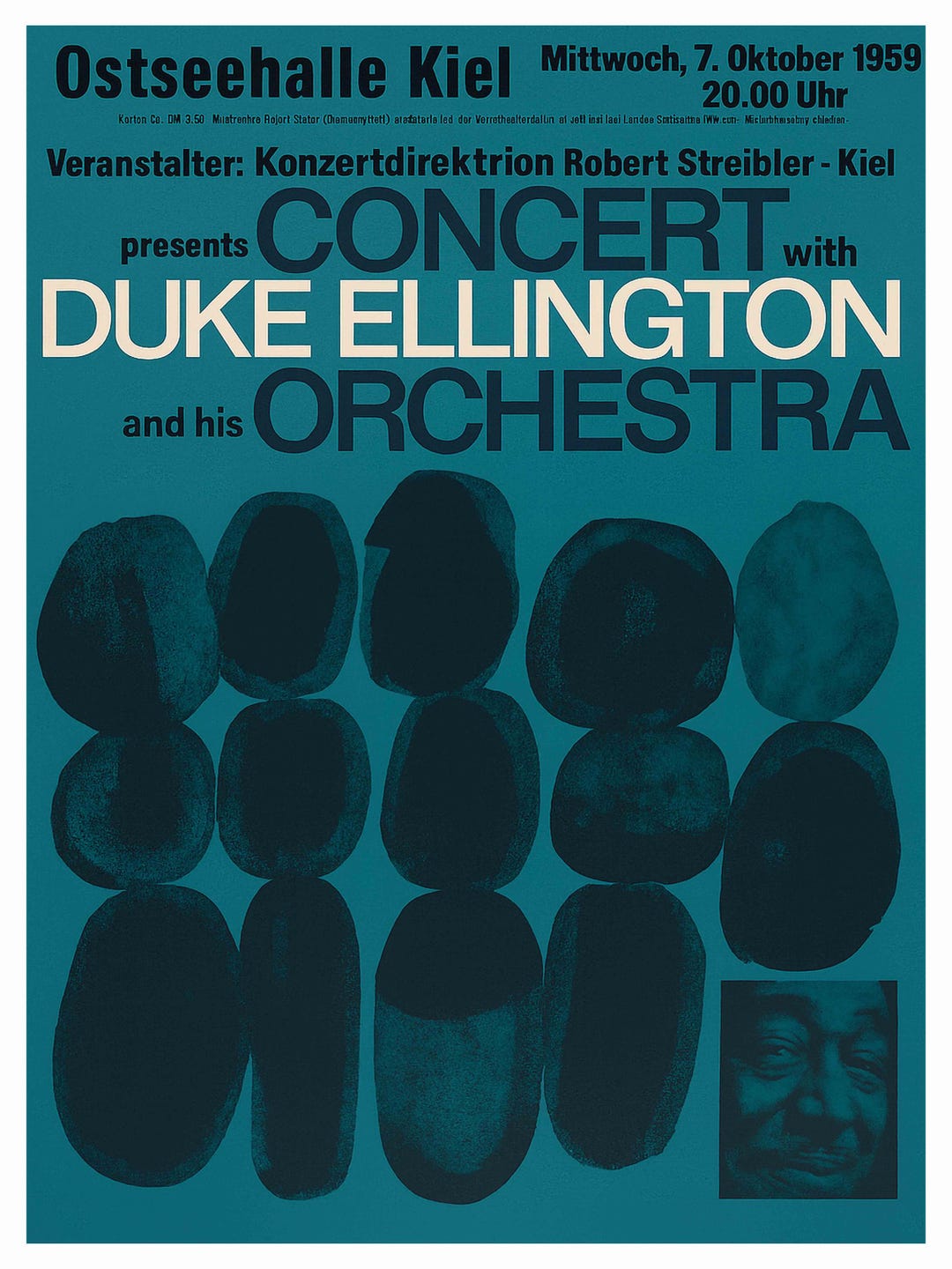 Two Retro 1960s Jazz Festival Posters – Vintage Jazz and Blues Concert ...