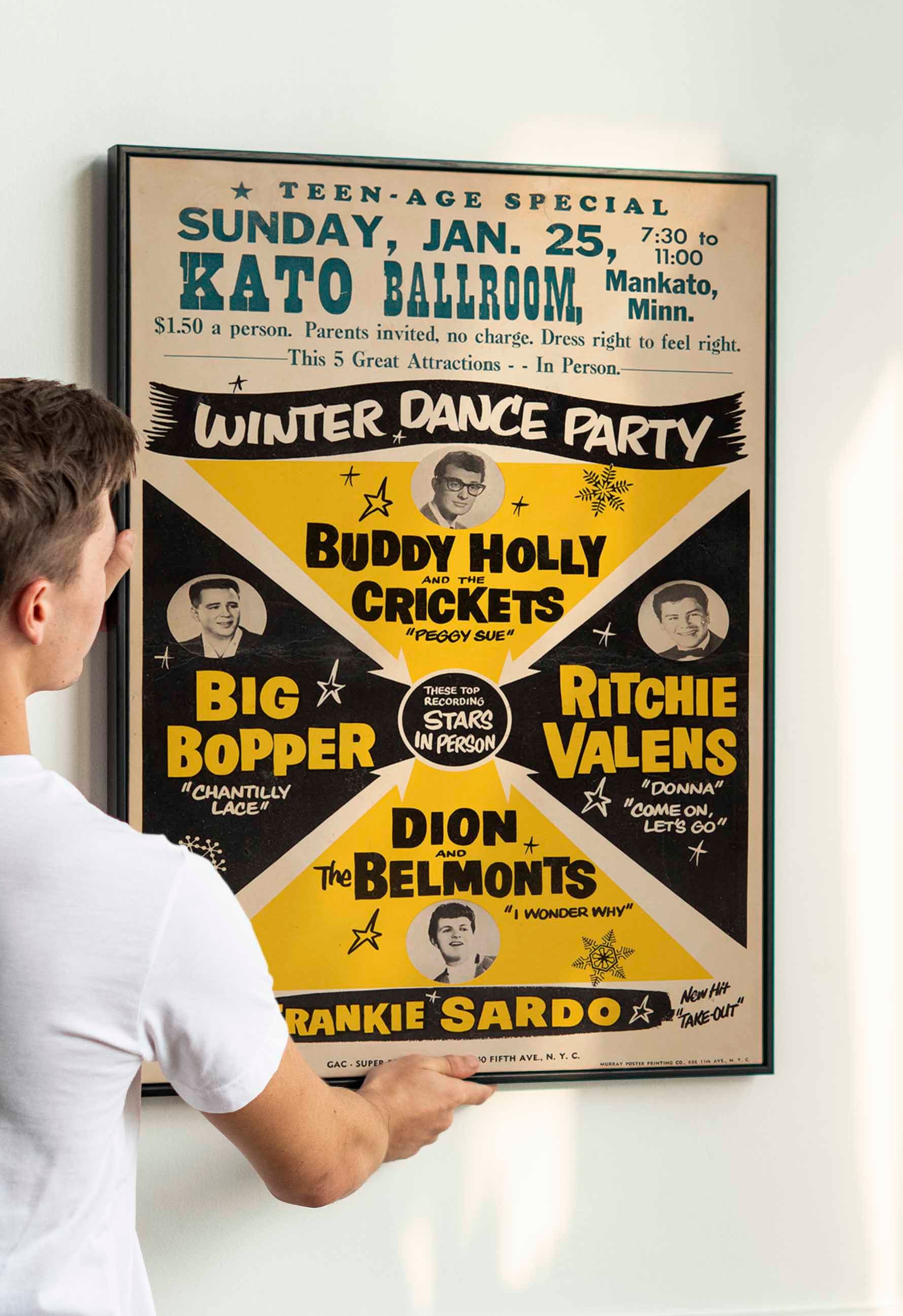 1950s Rock N Roll Concert Poster – Vintage Music Memorabilia, Retro ...