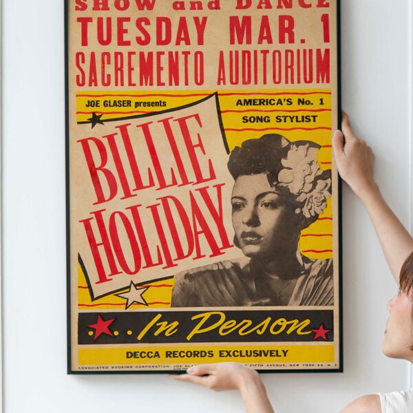 Billie Holiday - Etsy