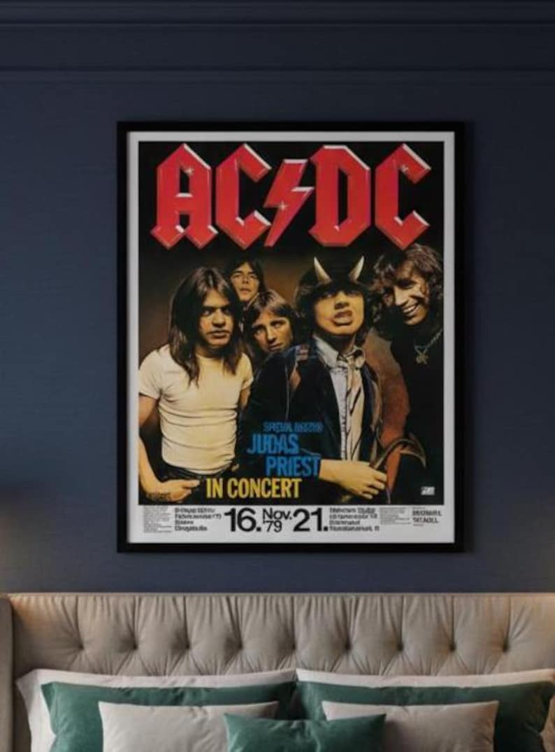 Two 1980s Vintage Rare Hard Rock Posters – Classic 80s Hard Rock Heavy ...