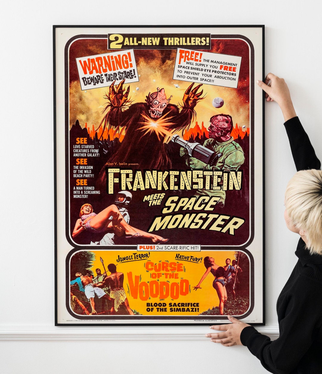 Frankenstein Meets the Space Monster Curse of the Voodoo Combo 1965 ...
