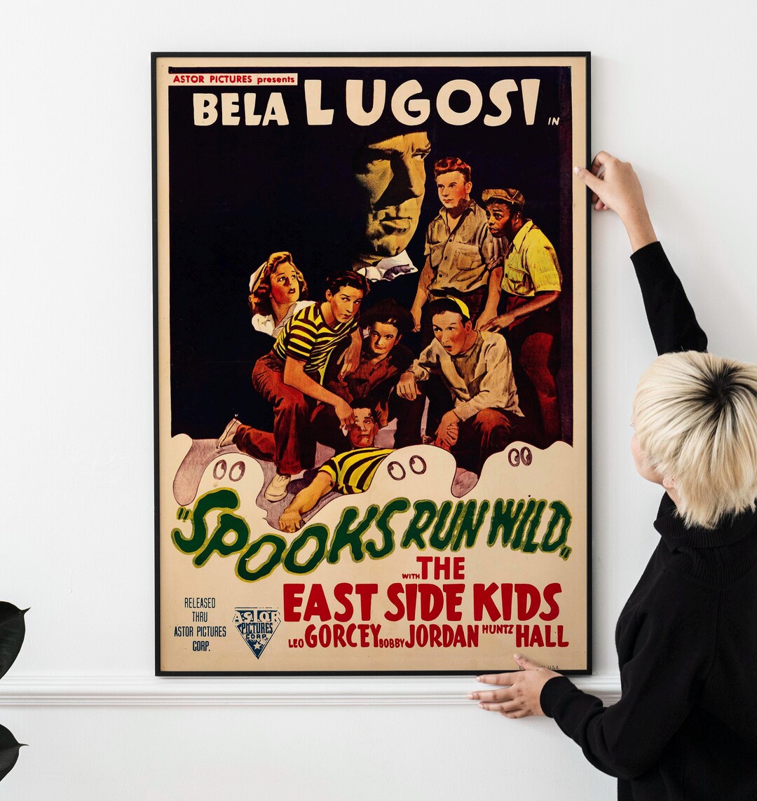 Spooks Run Wild 1941 Poster – Bela Lugosi Classic Horror Movie Print ...