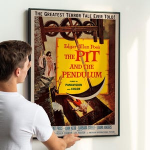 The Pit and the Pendulum Edgar Allan Poe With Vincent Price Vintage ...