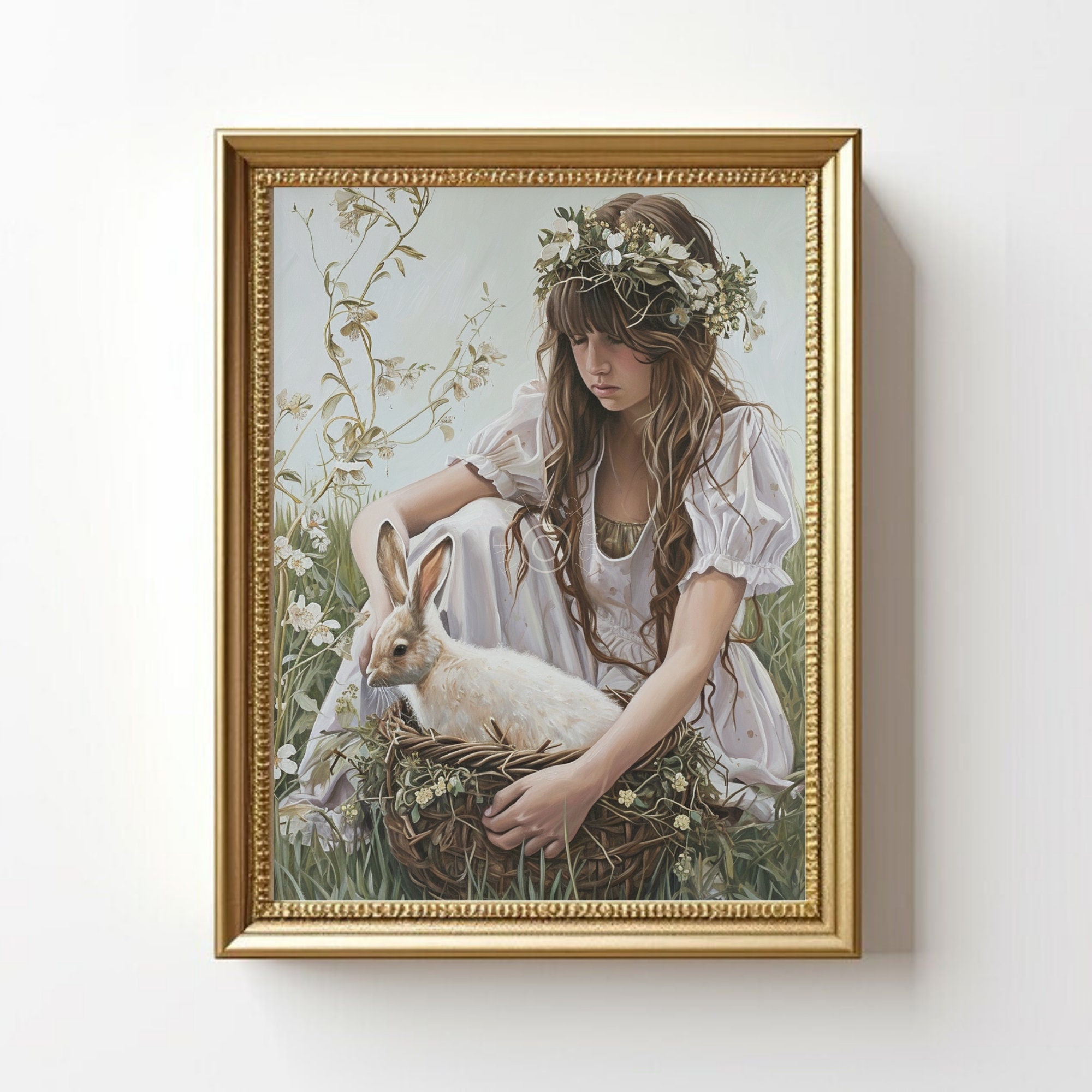 Printable Vintage Easter Art Set of Six Easter Art Decor Easter ...