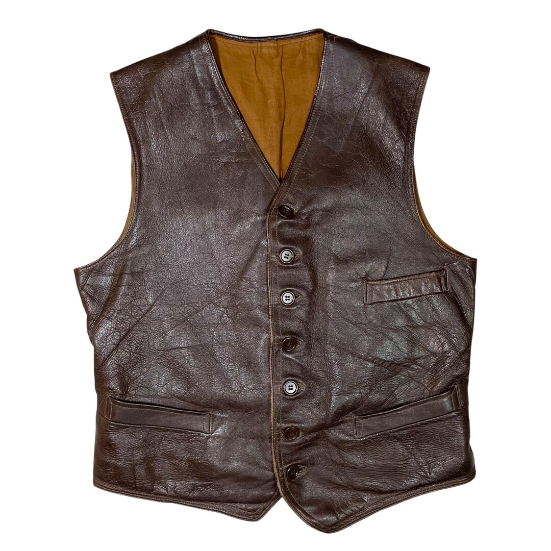 1950s Swedish Goatskin Work Vest - Medium - Etsy