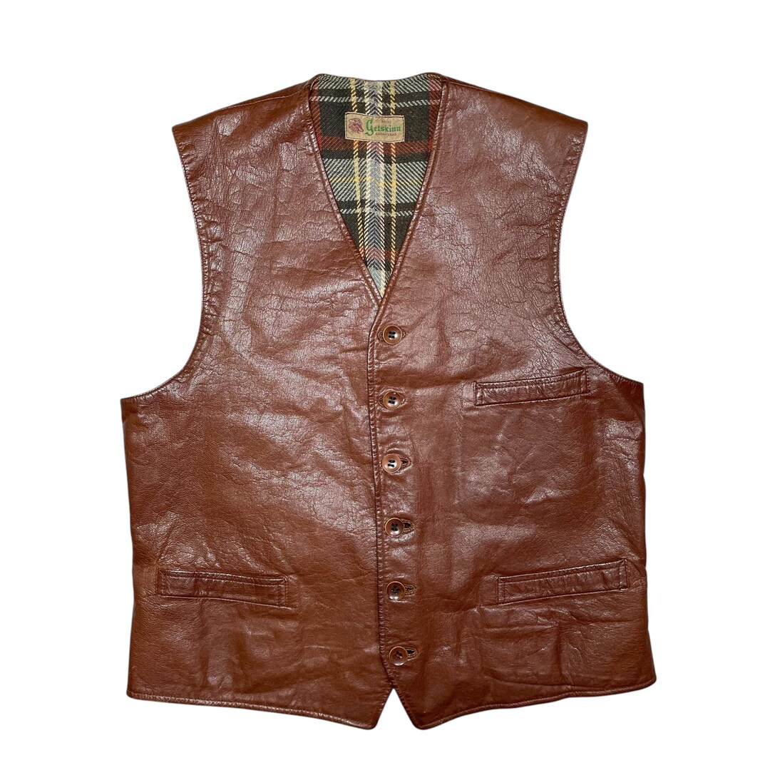 1940s Swedish Goatskin Vest - Small - Etsy