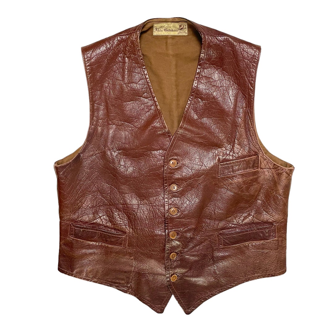 1940s Swedish Goatskin Vest - M/L - Etsy