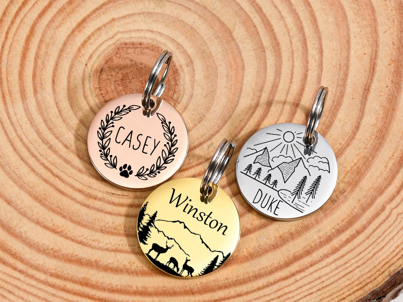 Cute Cat Tags,personalized Dog Tag, Dog Collar Tag, Custom Cat Collar ...