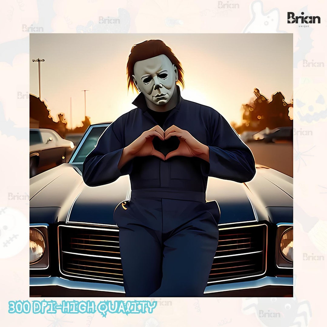 Michael Myers Scream Heart Hands Halloween png, Michael Myers Scream ...