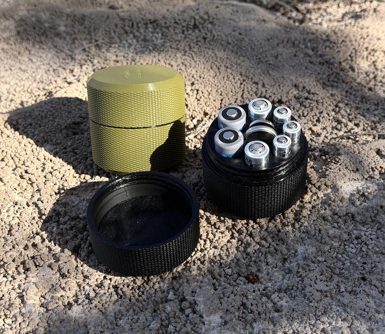 Tactical Battery Storage | Water Resistant | AAA, AA, Cr123 | Hardcell ...