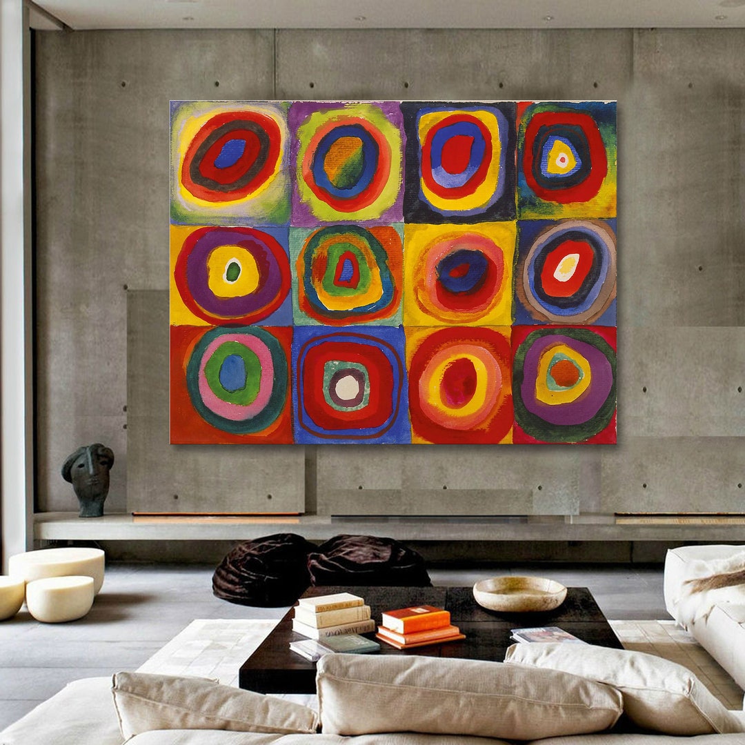 Wassily Kandinsky Color Study Squares With Concentric Circles Print ...