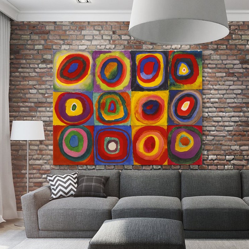 Wassily Kandinsky Color Study Squares With Concentric Circles Print ...
