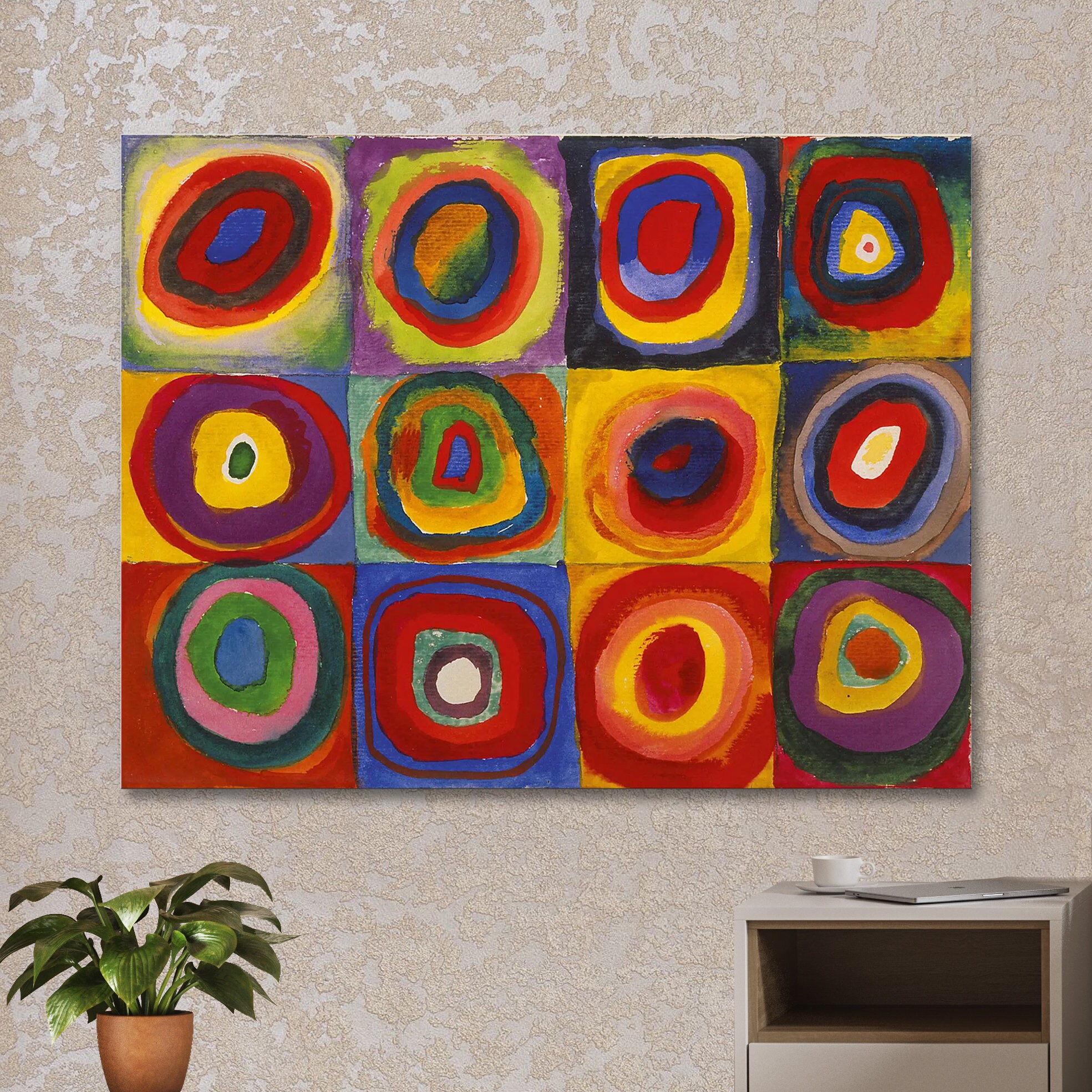 Wassily Kandinsky Color Study Squares With Concentric Circles Print ...
