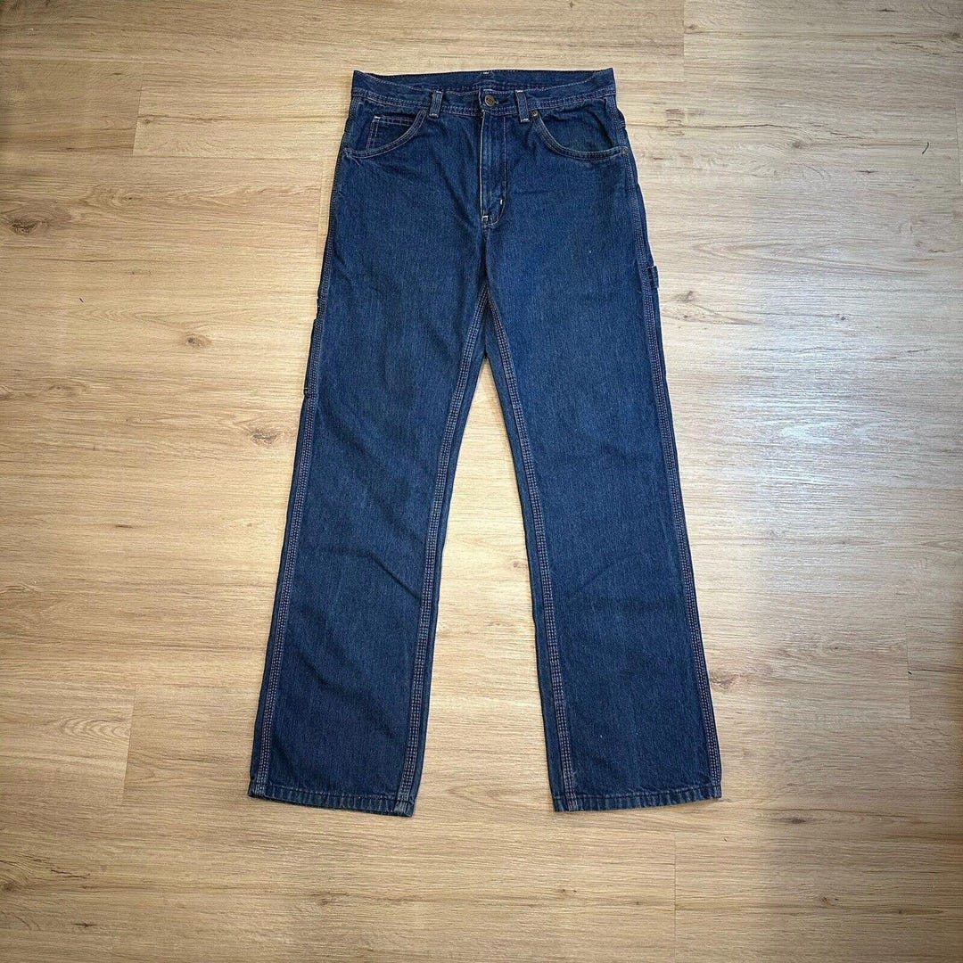 Vintage Key Carpenter Mens Jeans 30x32 Blue Regular Straight Workwear ...