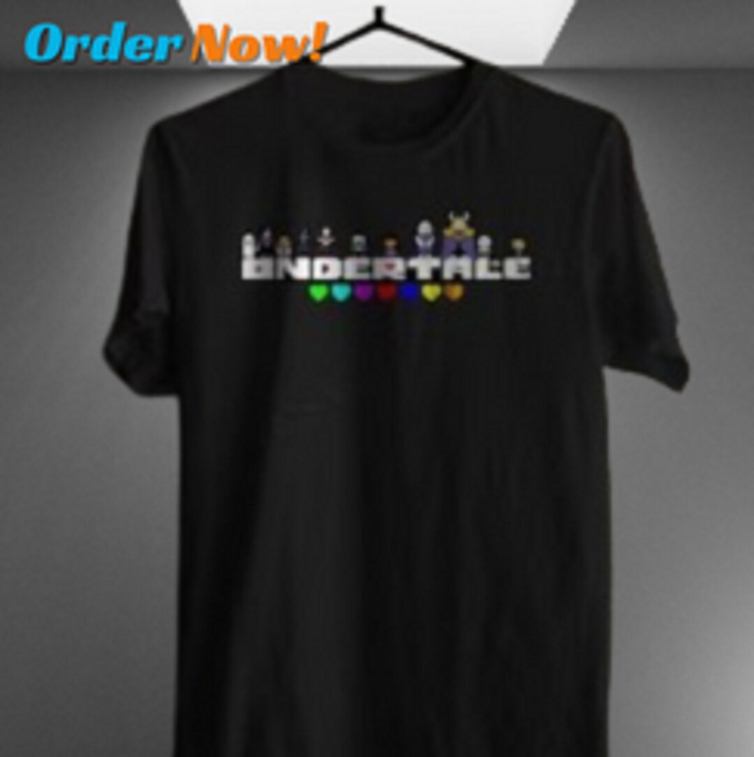 UNDERTALE All Figures Logo RPG Game Sans Asriel Papyrus Frisk Men's ...