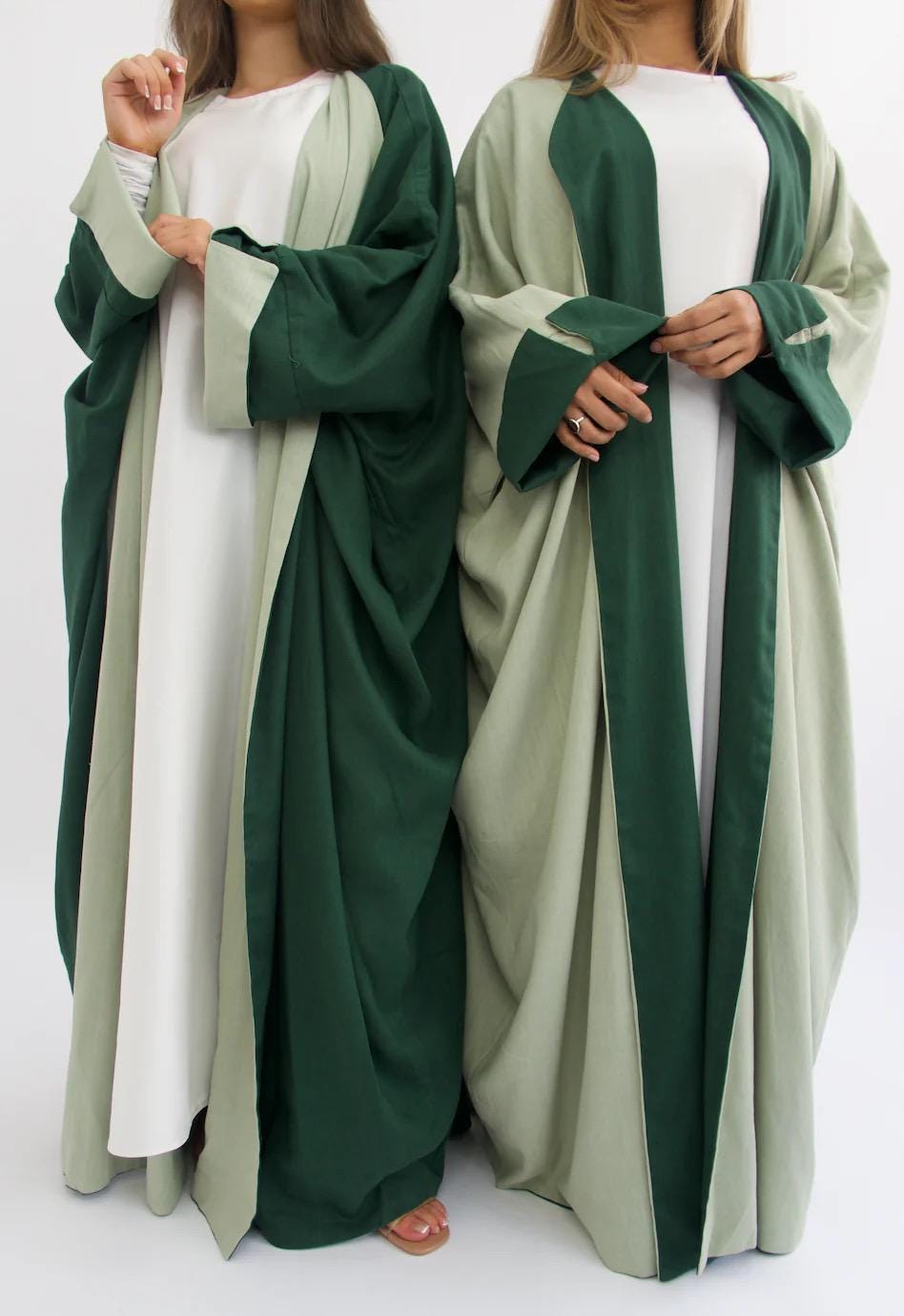 REVERSIBLE ABAYA | Two-in-one Modest Islamic Dress | Brown | Soft ...