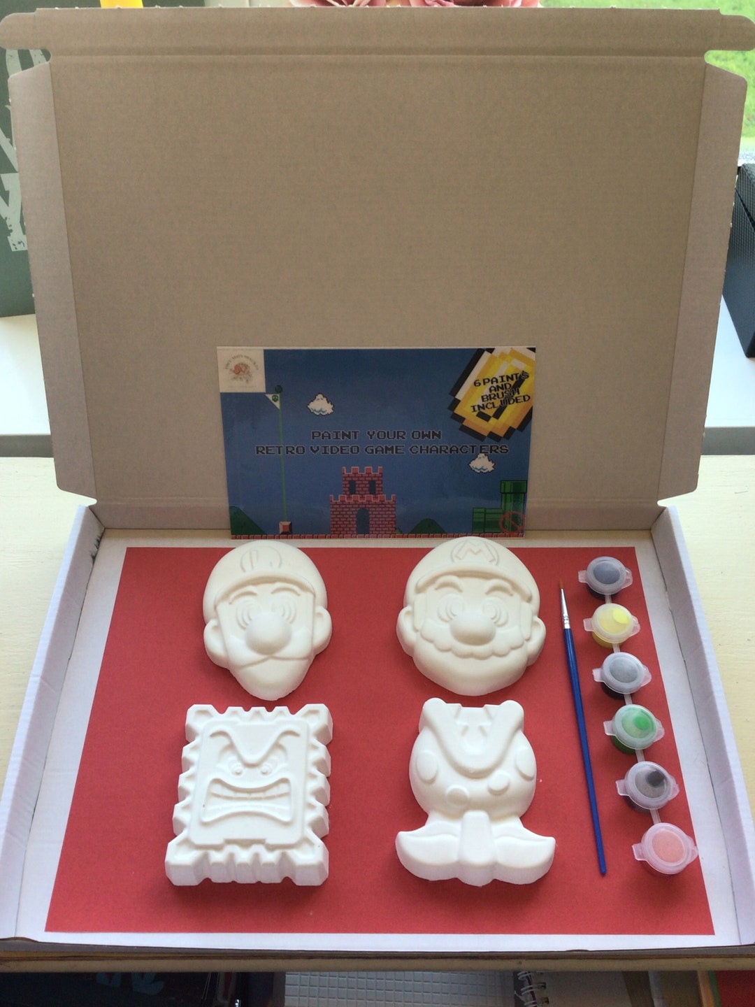 Mario & Luigi Paint Your Own Ceramic Crafts Mario Decoration Childrens ...