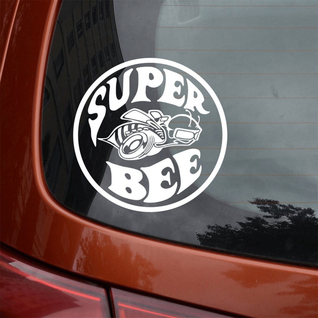 Dodge Super Bee Car Logo Window Decal Vinyl Sticker - Etsy