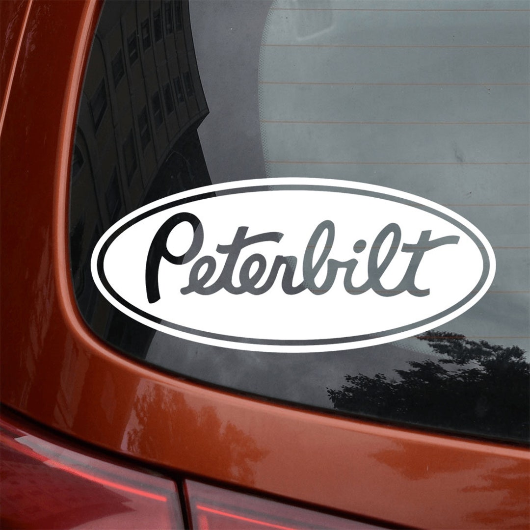 Peterbilt Truck Car Logo Window Decal Vinyl Sticker - Etsy