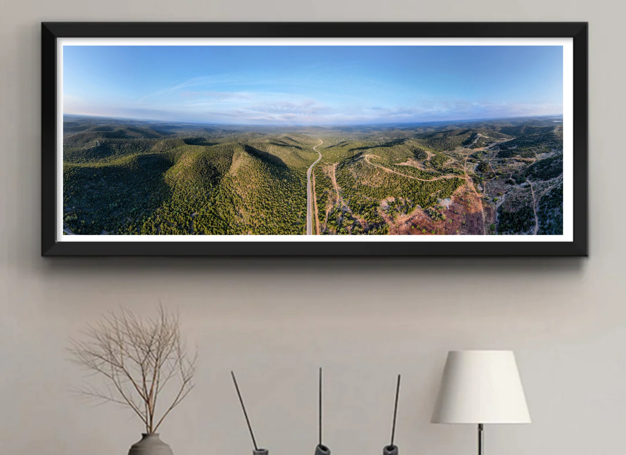 Green Rolling Hills, Texas Hill Country Landscape Photography, Digital ...
