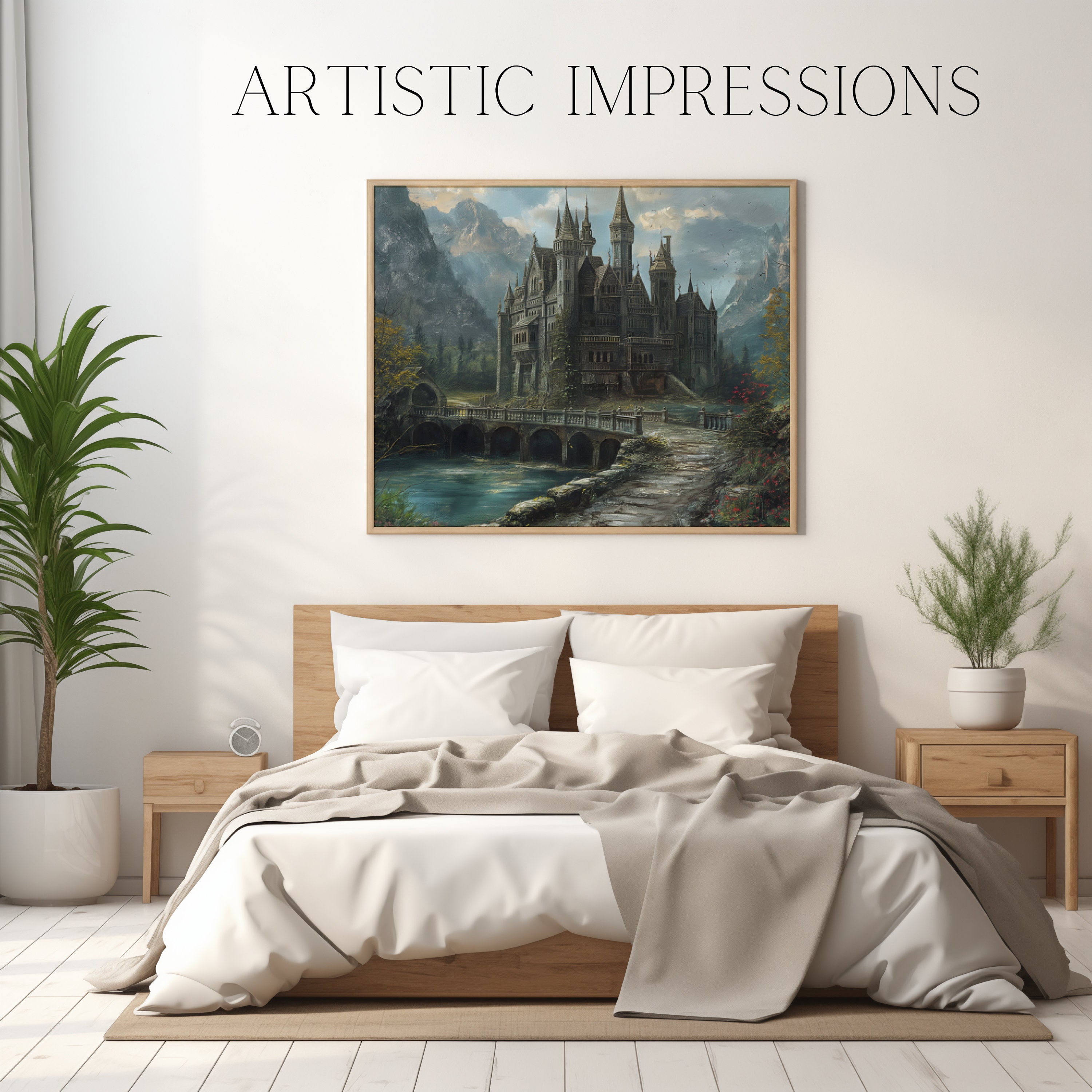 Abandoned Castle Wall Art Architecture, Dark and Foreboding, Castle ...