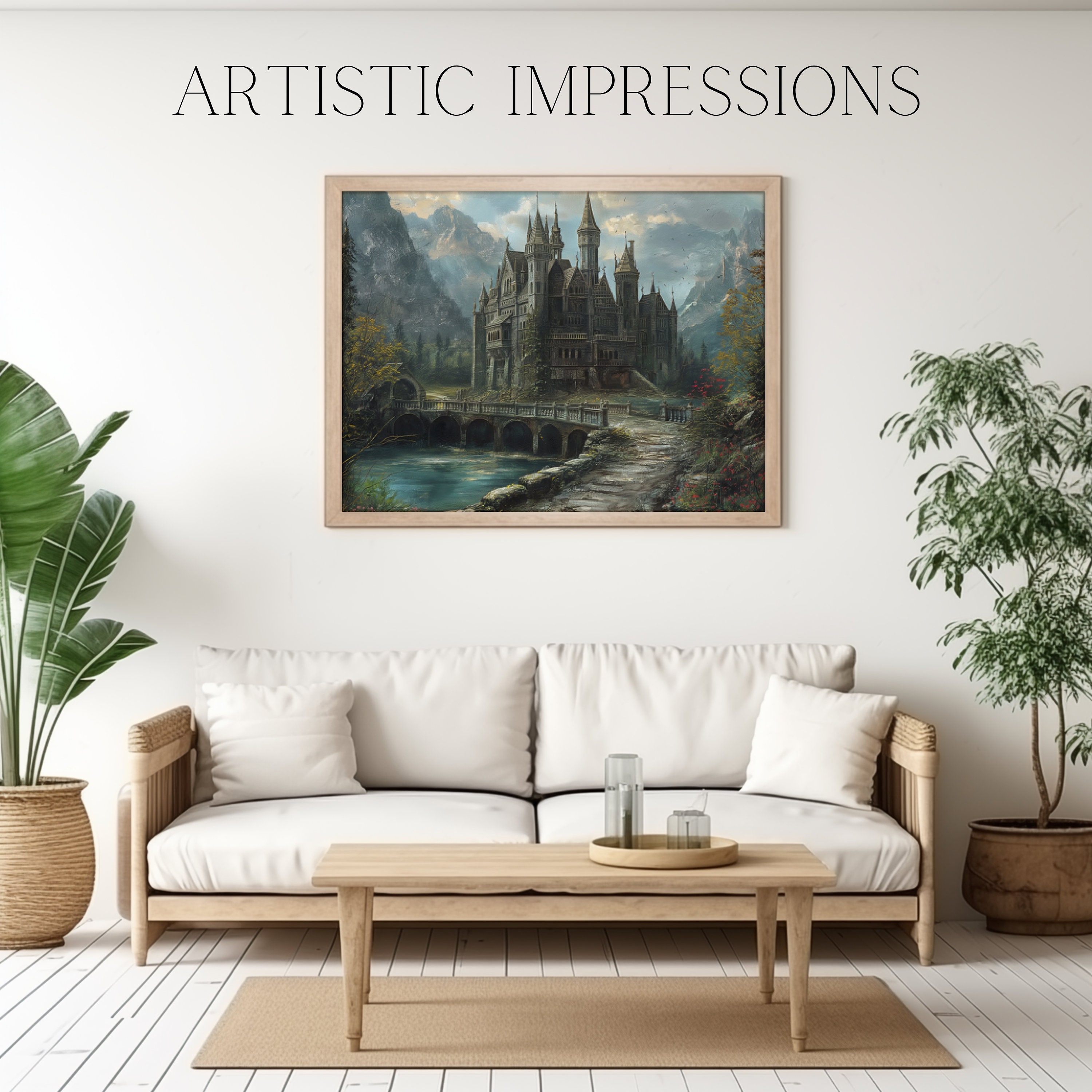 Abandoned Castle Wall Art Architecture, Dark and Foreboding, Castle ...