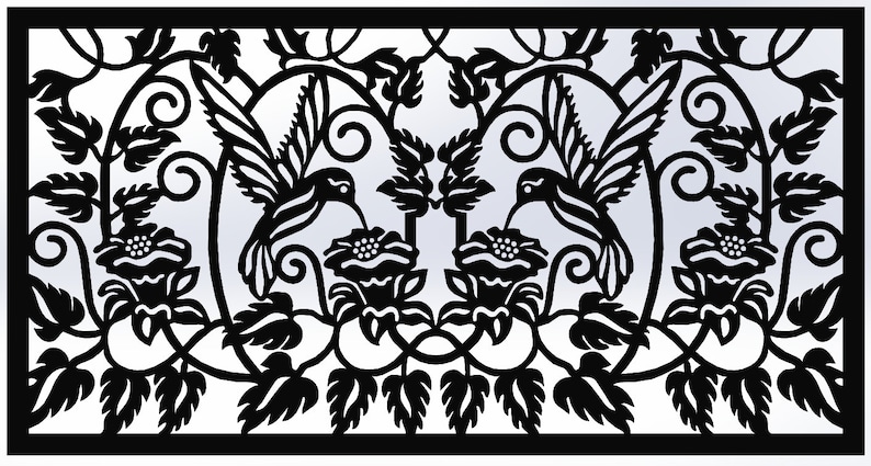 5 DXF Files of Unique Plasma Fences - Etsy