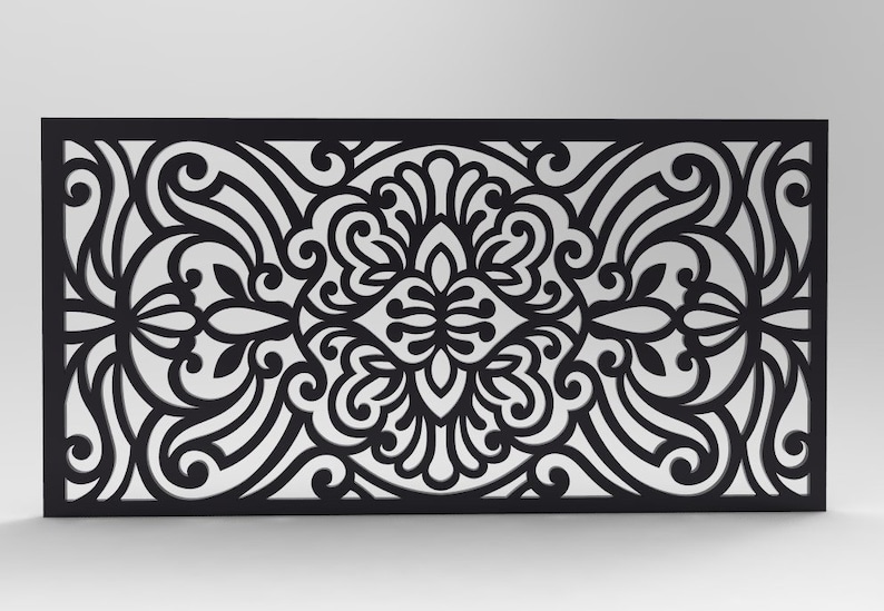 5 DXF Files of Unique Plasma Fences - Etsy