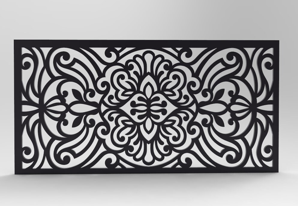 5 DXF Files of Unique Plasma Fences - Etsy