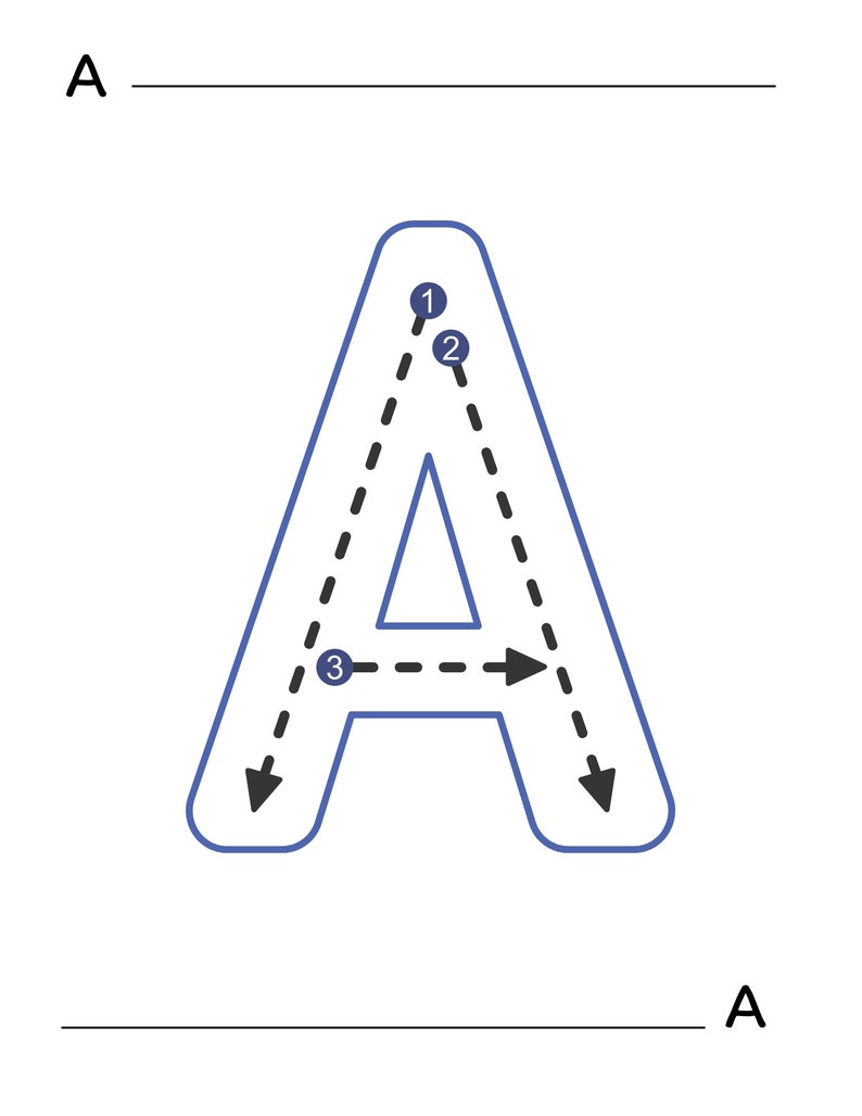 Alphabet Tracing Colouring Worksheets A-Z and 0-9 Correct Letter ...